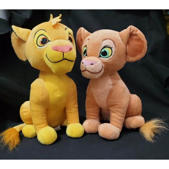 Disney | Toys | Disney The Lion King Movie Simba Nala Plush Stuffed ...